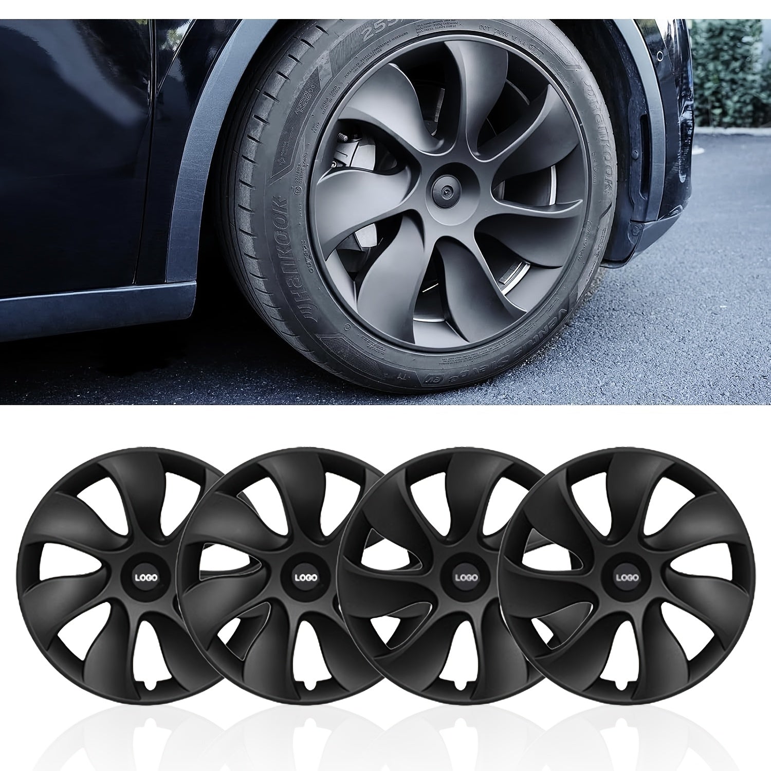 Tesla Model Y Matte Mustat Renkaan Peitteet Uudistavat Auton – TESLARY