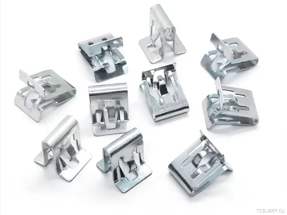 Tesla Model 3 / Y Centre Console & Dash Metal Trim Clips ( 15 Pieces ...
