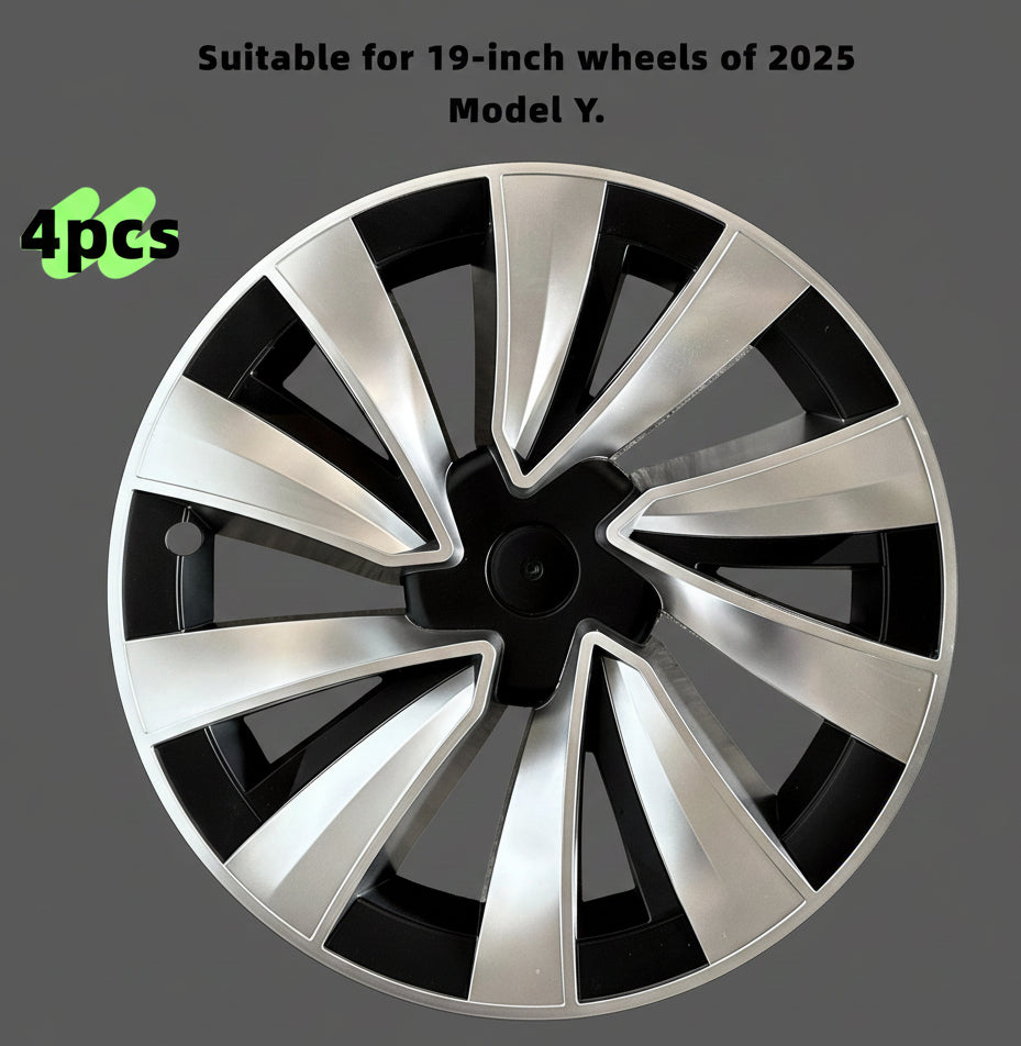 Las cubiertas de rueda de 19 pulgadas para el 2025 renovado Model Y ...